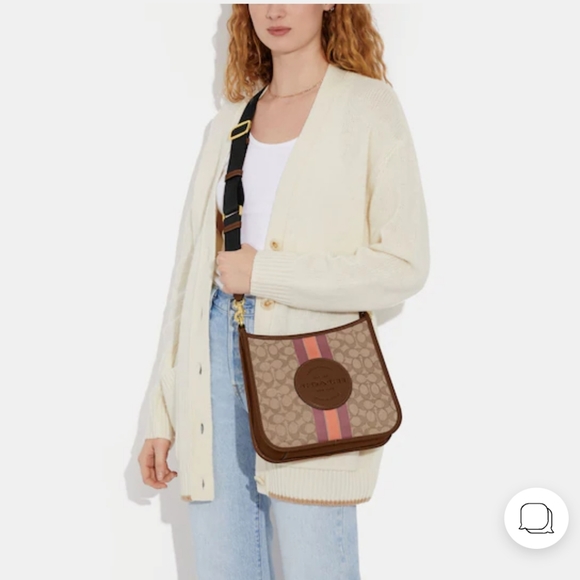 Coach | Bags | New Dempsey File Bag In Signature Jacquard With Stripe ...